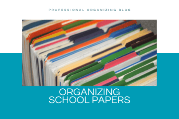 School Paper Organization: How to Organize For Back To School